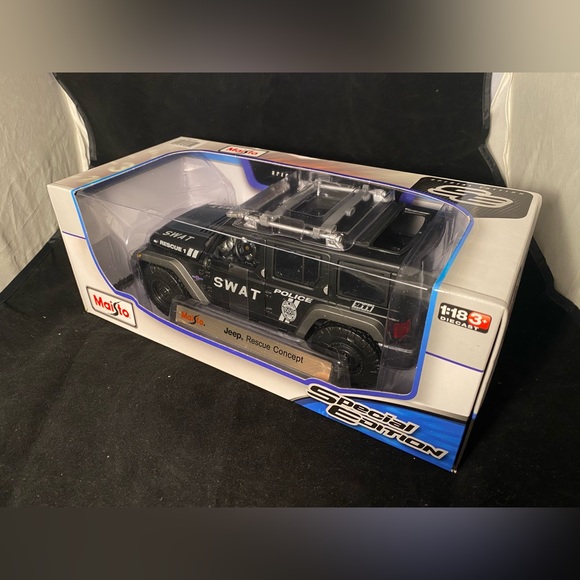 maisto | Other | Maisto Jeep Rescue Concept Model Swat Police Car ...